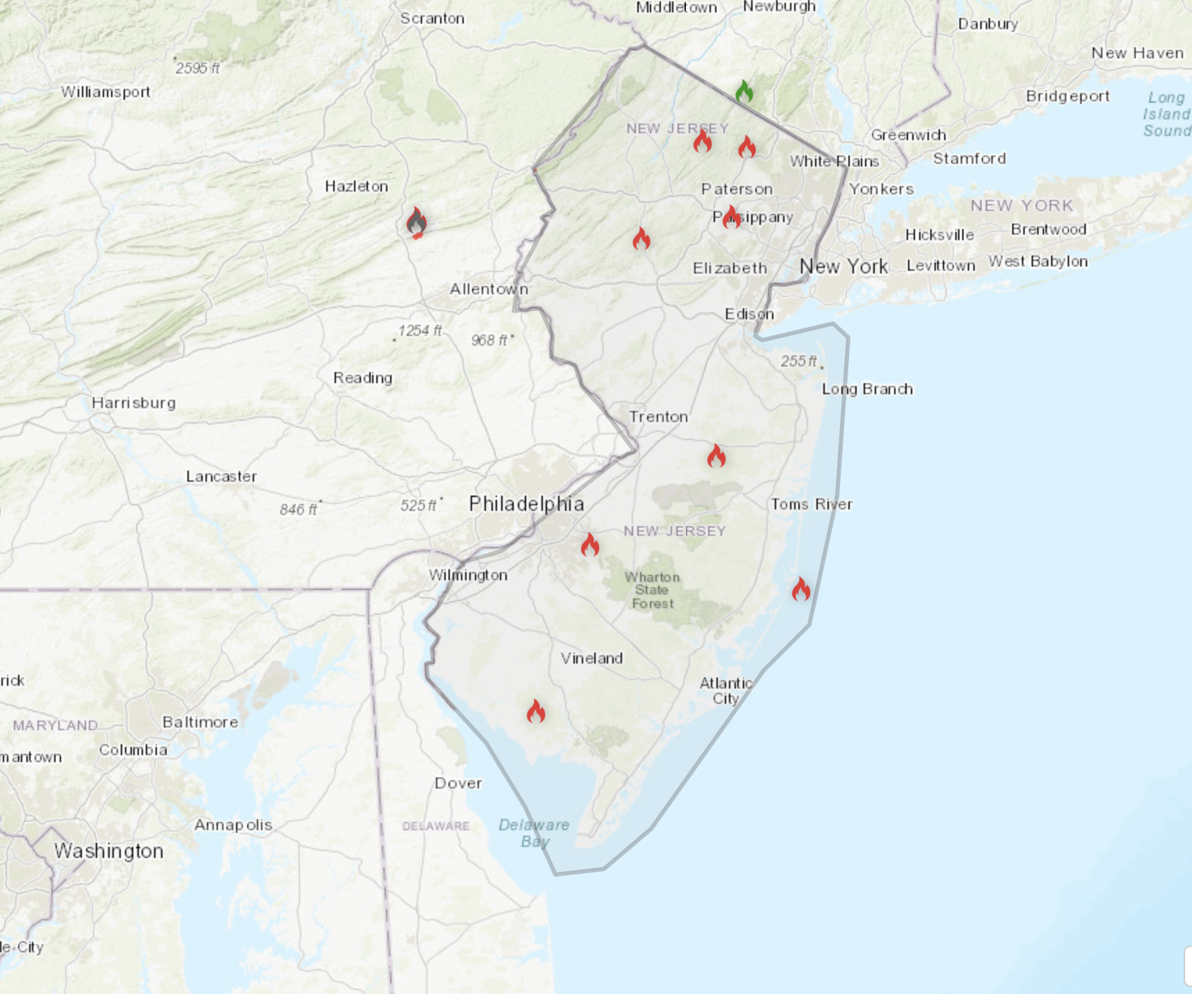 New Jersey Battles Wildfires Among Dry Conditions: Here’s What To Know ...